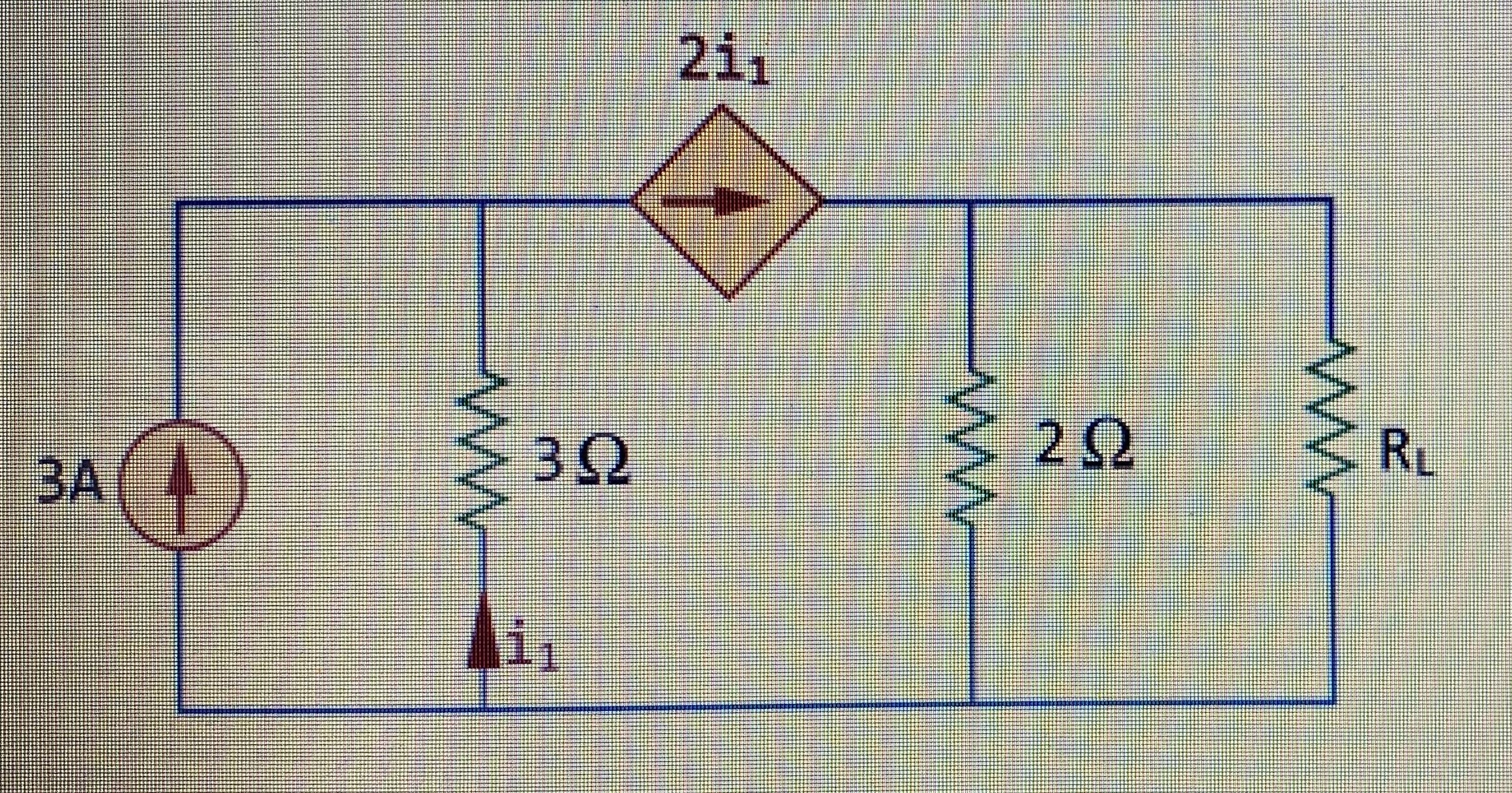 Solved Find the value of Rl for maximum power transfer in | Chegg.com