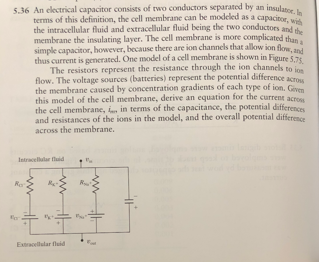 Solved 5.36 An electrical capacitor consists of two | Chegg.com