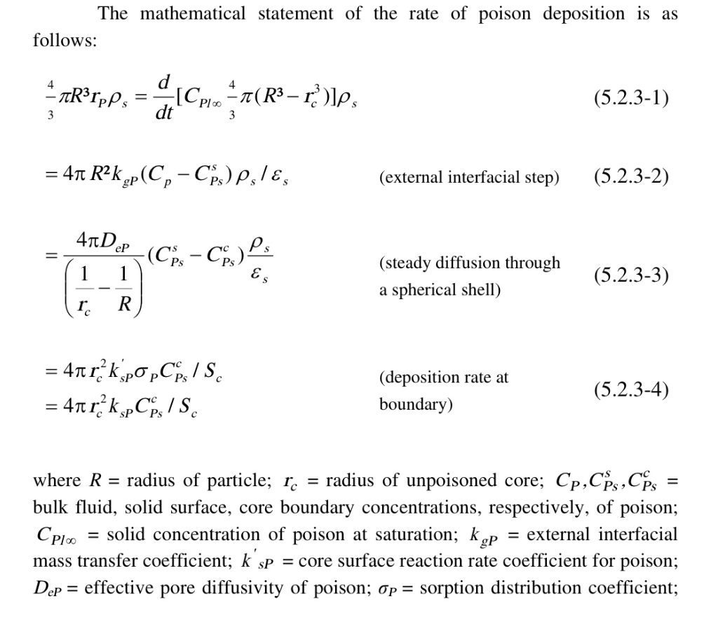 For shell-progressive poisoning, the "shrinking core" | Chegg.com