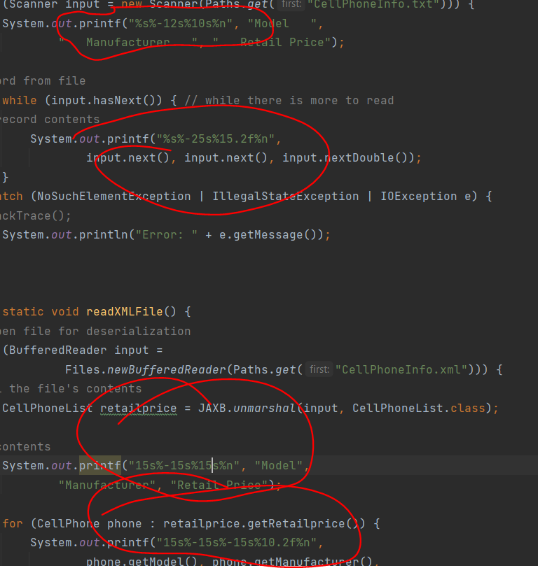 Solved Reading cellphone list from txt file... Model | Chegg.com