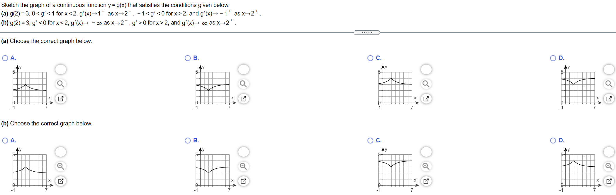 Solved Sketch the graph of a continuous function y=g(x) that | Chegg.com