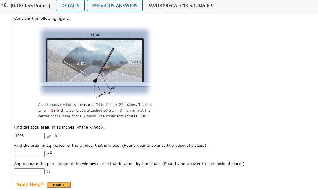 Solved Consider the following figure. A rectangular window | Chegg.com