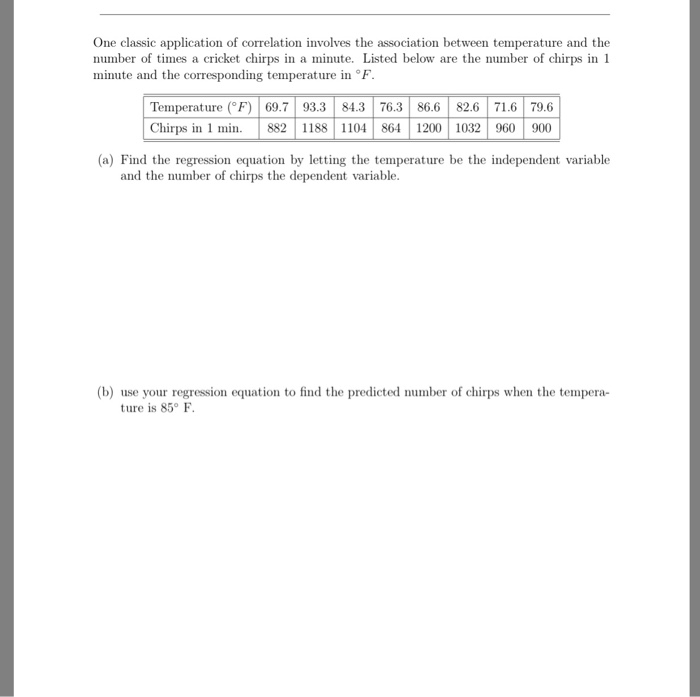 Solved One classic application of correlation involves the | Chegg.com