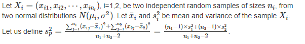 Solved Let Xi=(xi1,xi2,⋯,xini),i=1,2, be two independent | Chegg.com