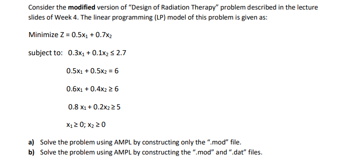 Solved Consider the modified version of "Design of Radiation | Chegg.com
