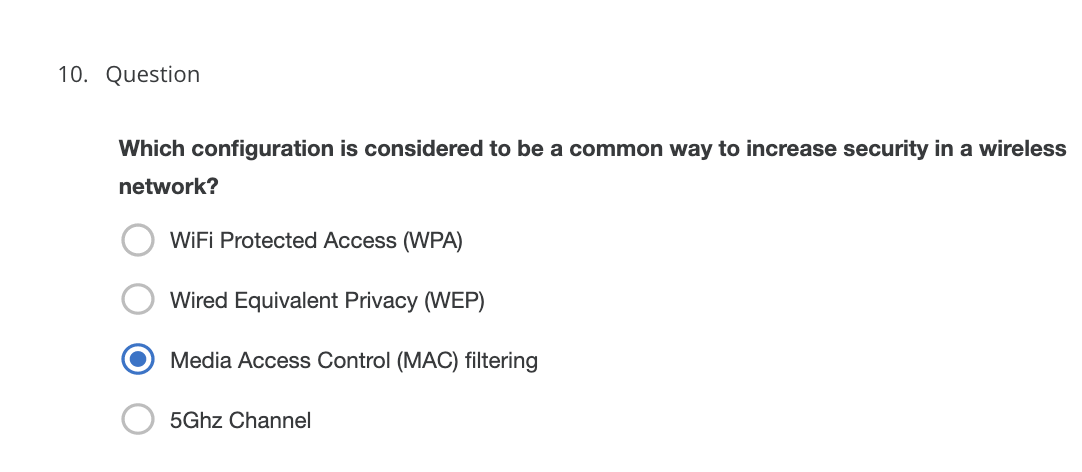 Solved 13. Question What does a wireless LAN (WLAN) act as | Chegg.com
