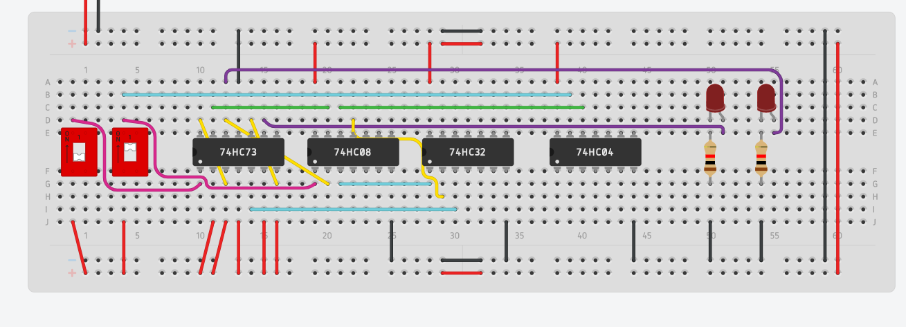 Solved Hello, I need help implementing a 4 bit up/down | Chegg.com