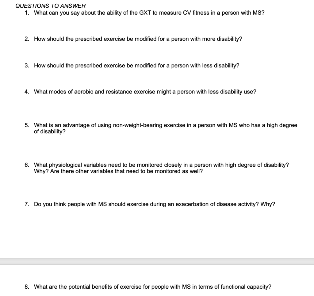 Solved MULTIPLE SCLEROSIS CASE STUDY Complete this case | Chegg.com