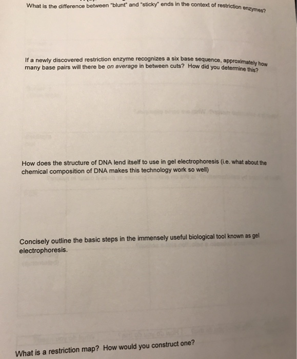 Solved What is the difference between "blunt' and "sticky" | Chegg.com