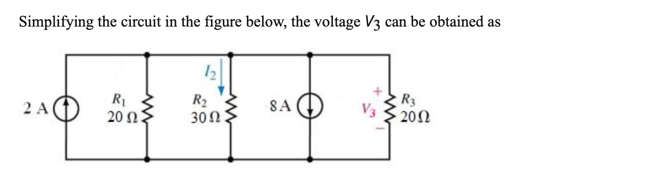 Solved Simplifying the circuit in the figure below, the | Chegg.com