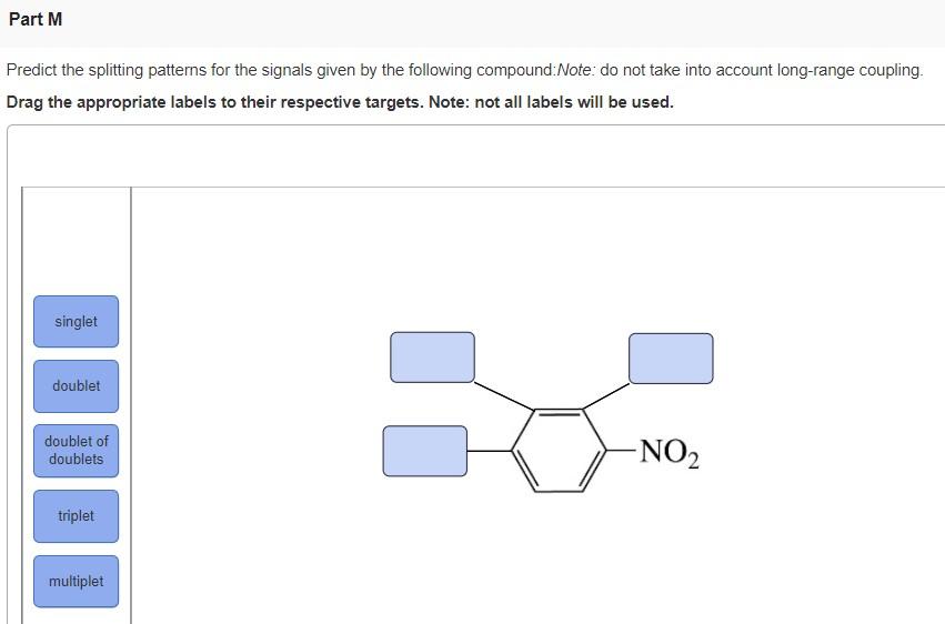 Solved Part D Predict the splitting patterns for the signals | Chegg.com
