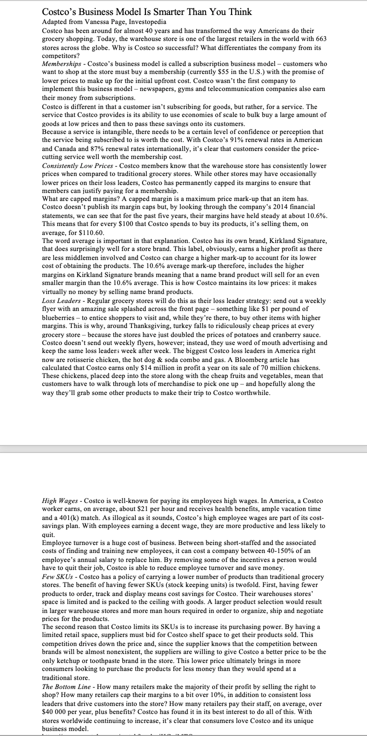 Solved 1-Which of the five generic strategies do you think | Chegg.com