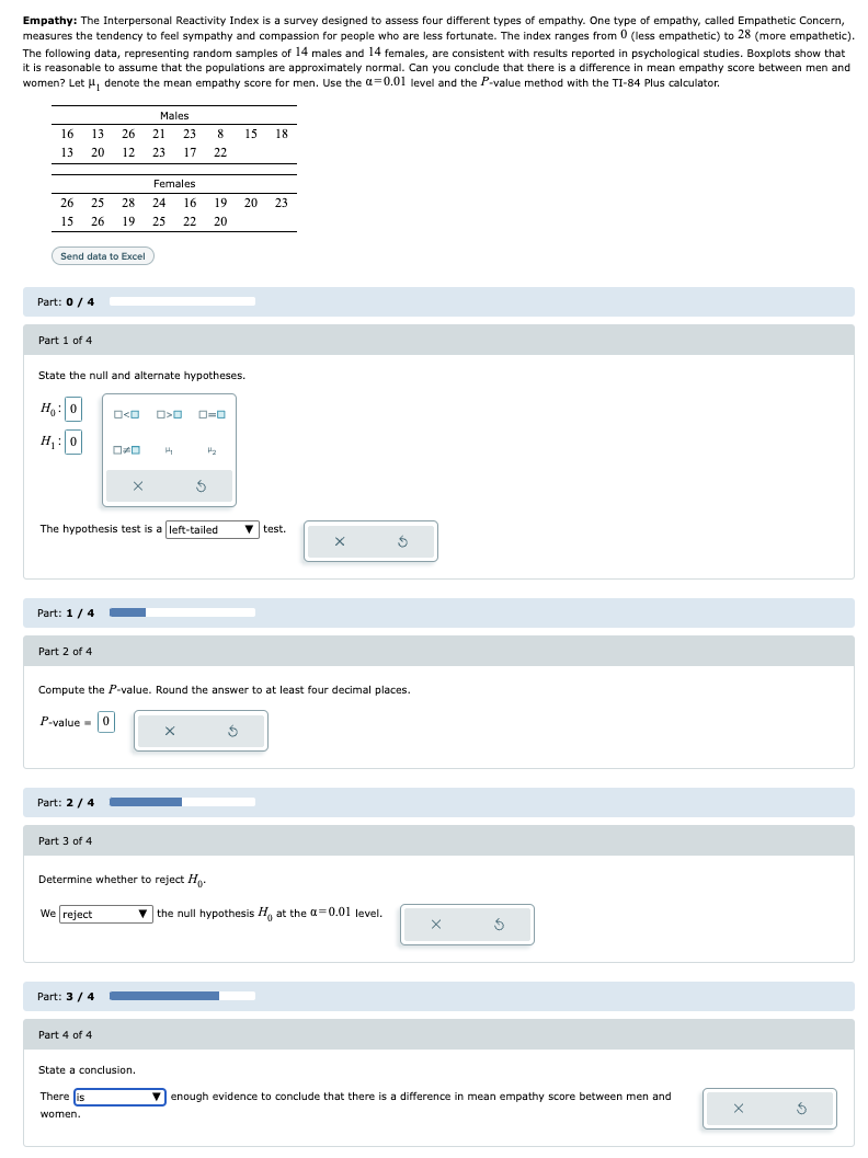 Solved Empathy: The Interpersonal Reactivity Index is a | Chegg.com