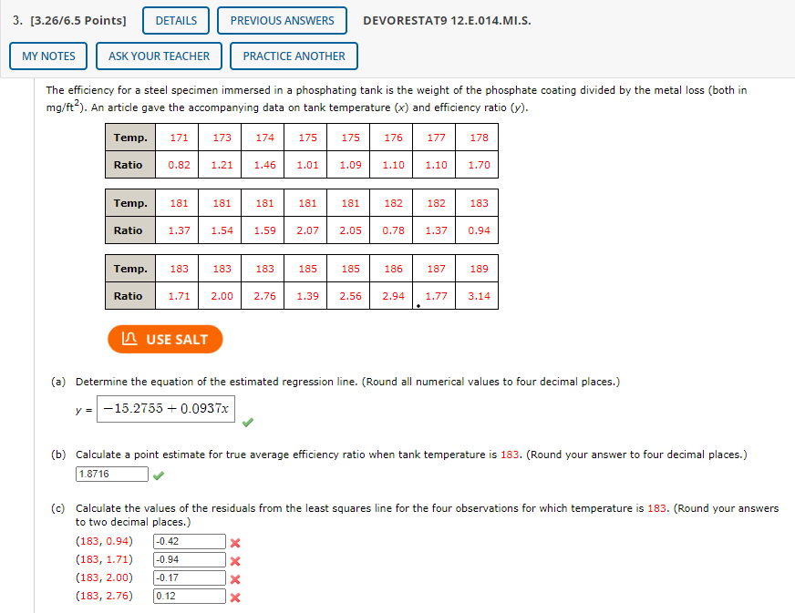 Solved 1. (4.64/7 Points] DETAILS PREVIOUS ANSWERS | Chegg.com