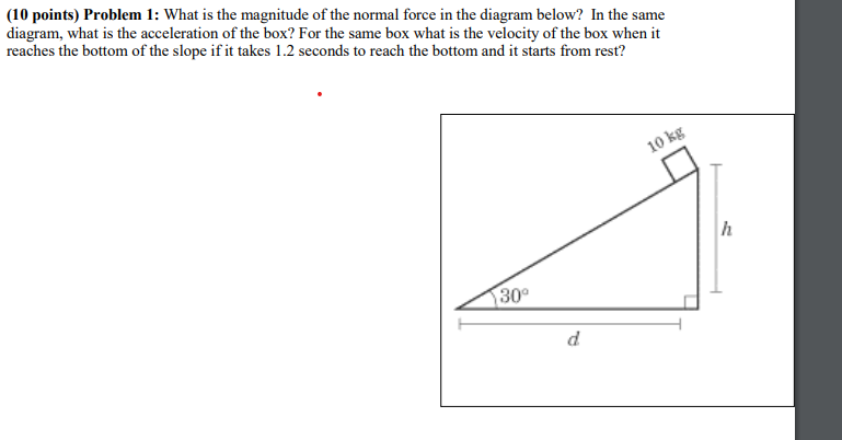 Solved (10 points) Problem 1: What is the magnitude of the | Chegg.com