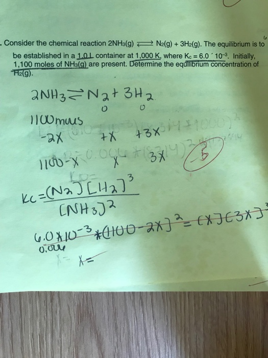 Solved .Consider the chemical reaction 2NH3(g) Na(g) | Chegg.com
