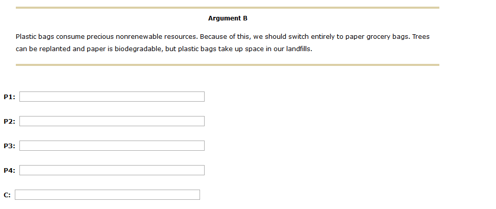 Solved Restructure the arguments here, following the | Chegg.com