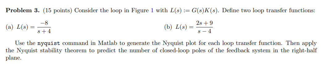 Solved Problem 3. (15 points) Consider the loop in Figure 1 | Chegg.com