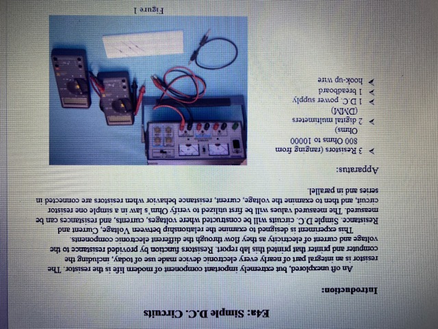 Solved E4a: Simple D.C. Circuits Introduction: An oft | Chegg.com