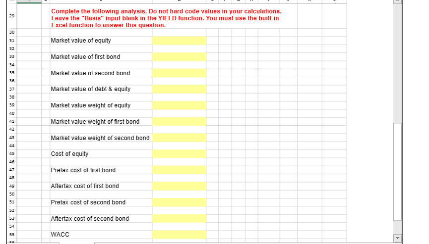 Solved Problem 13-9 Calculating the WACC. | Chegg.com