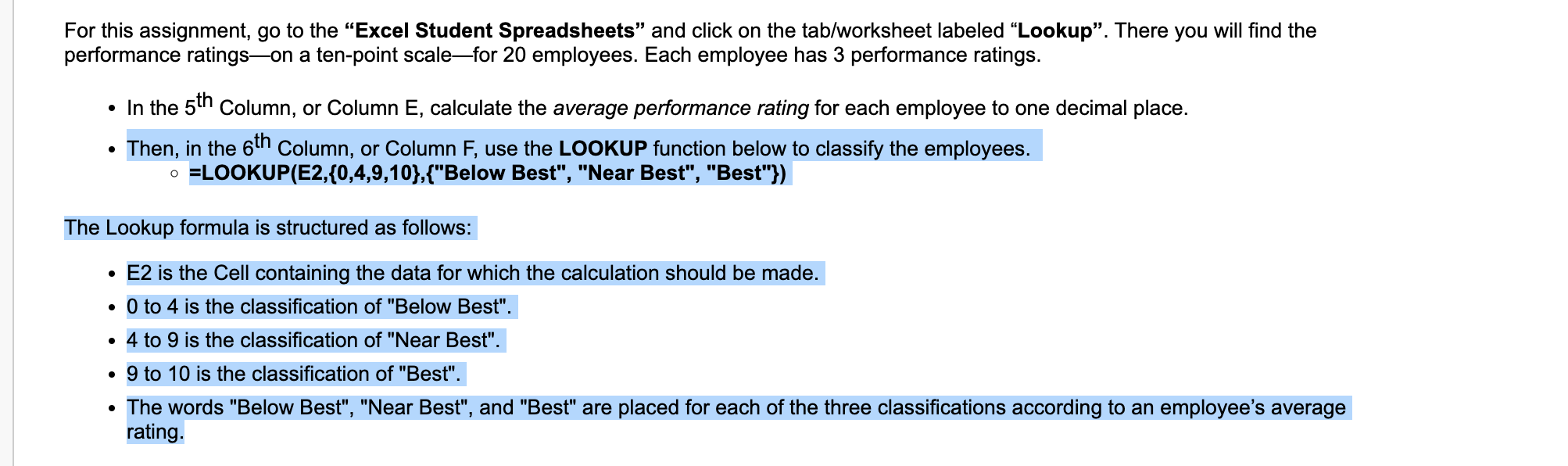 Solved I tried to put in the Lookup function in the | Chegg.com