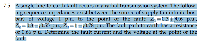 Solved A single-line-to-earth fault occurs in a radial | Chegg.com