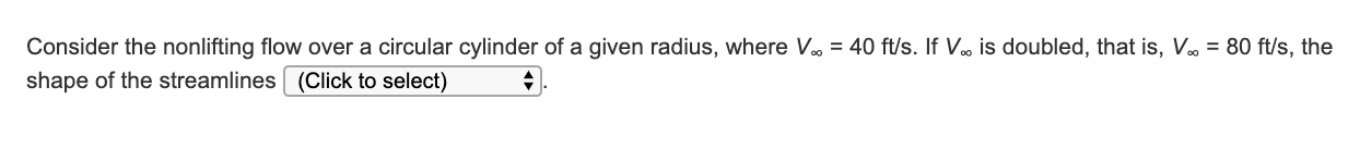 Solved Consider the nonlifting flow over a circular cylinder | Chegg.com