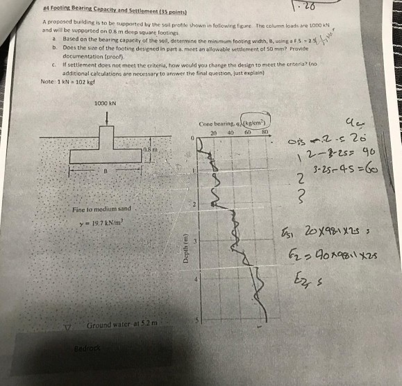 Geotechnical engineering subject! Please, solve this | Chegg.com