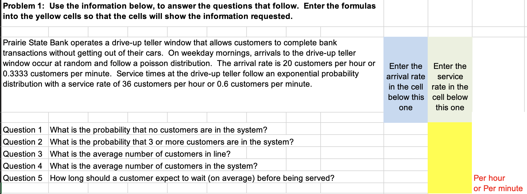 Solved Problem 1: Use the information below, to answer the | Chegg.com