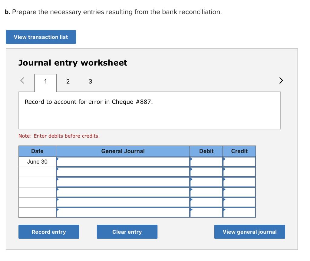 Solved b. Prepare the necessary entries resulting from the | Chegg.com