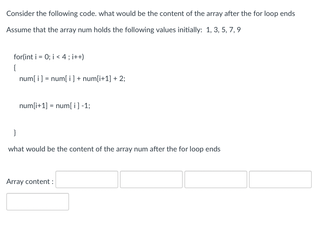 Solved Consider The Following Code What Would Be The 1900