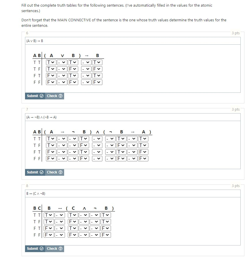 Solved Fill out the complete truth tables for the following | Chegg.com