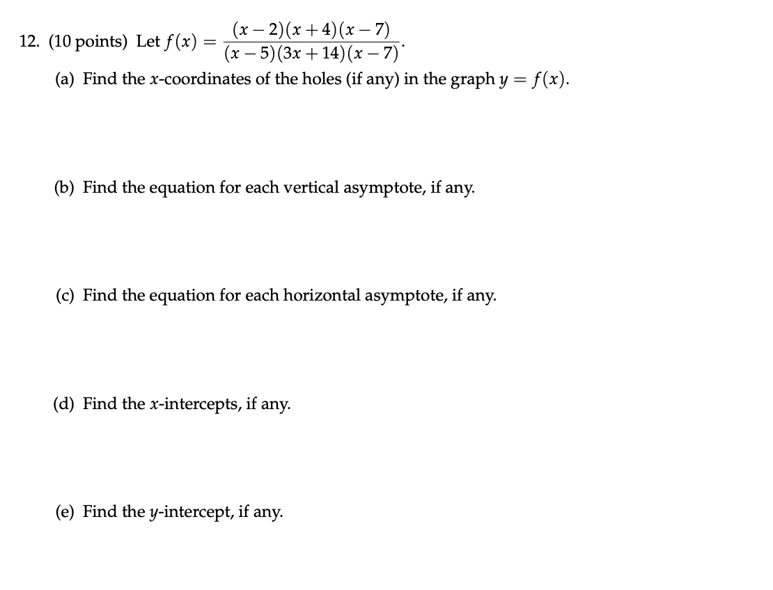 Solved (10 ﻿points) ﻿Let | Chegg.com