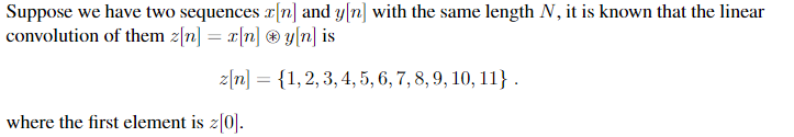 Solved Suppose we have two sequences x[n] and y[n] with the | Chegg.com