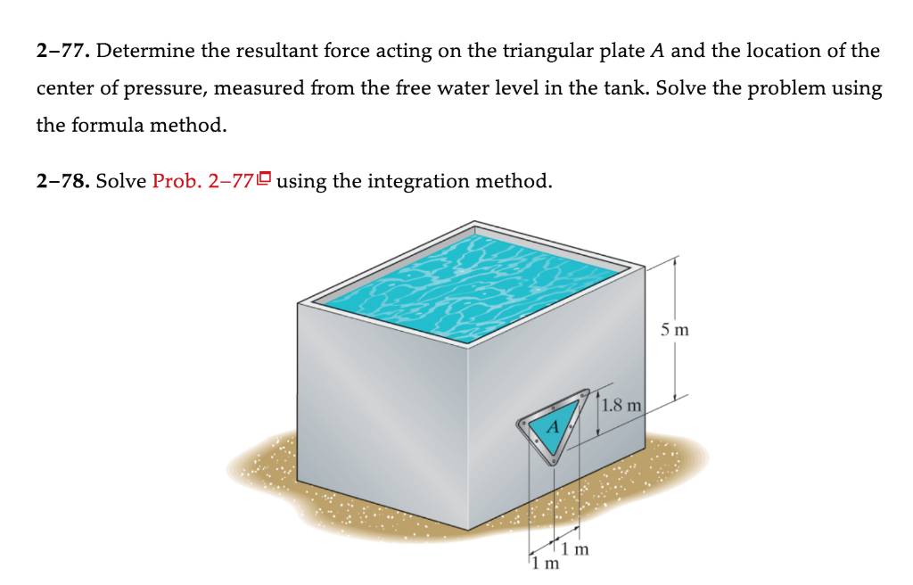 Solved 2-77. Determine the resultant force acting on the | Chegg.com