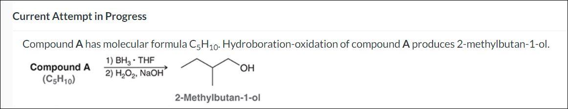 Solved Compound A has molecular formula C5H10. | Chegg.com