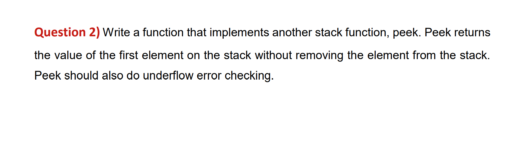 Solved Question 2 Write A Function That Implements Another 