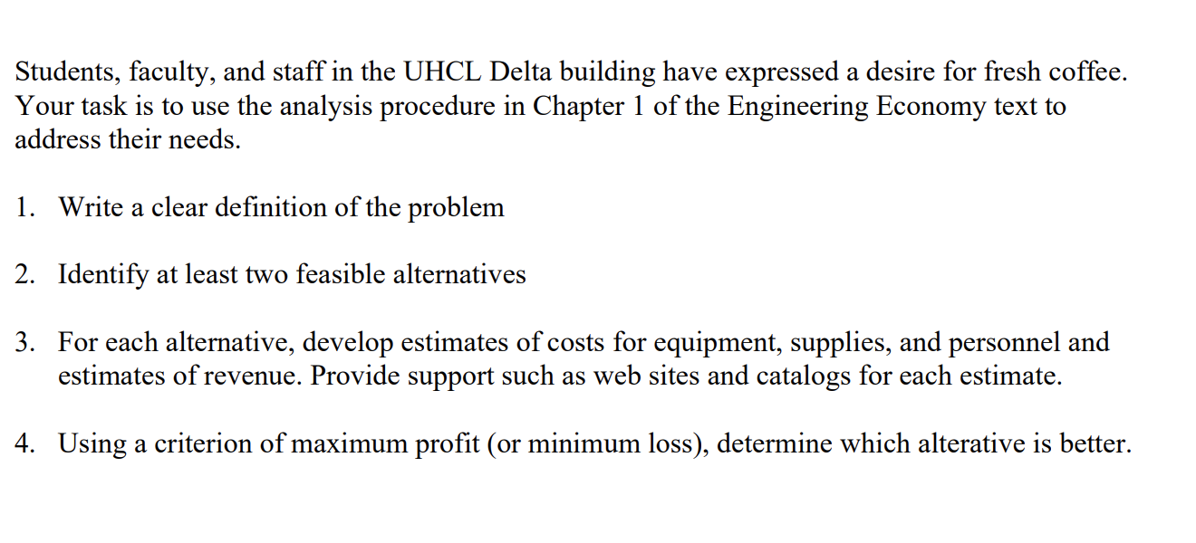 Solved Students, faculty, and staff in the UHCL Delta | Chegg.com