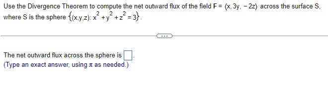 Solved Use the Divergence Theorem to compute the net outward | Chegg.com
