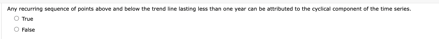 Solved Any recurring sequence of points above and below the | Chegg.com