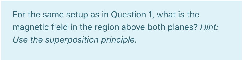 Solved Consider a setup with two parallel conducting planes | Chegg.com