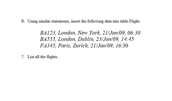Solved 1. Create the table Student as below. CREATE TABLE | Chegg.com
