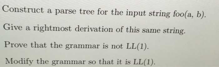 Solved stmt → assignment \ subr.call assignment → id := expr | Chegg.com