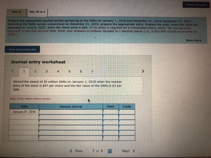 Solved Help Save & Exit Check my work As part of its | Chegg.com