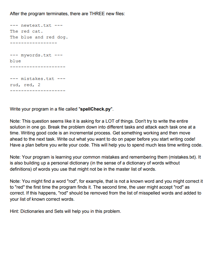 Part 1: Text Processing [40 marks] You will create a | Chegg.com