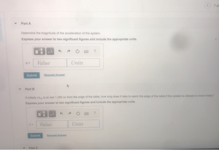 Solved Constants A block with mass mA 15.0 kg on a smooth | Chegg.com