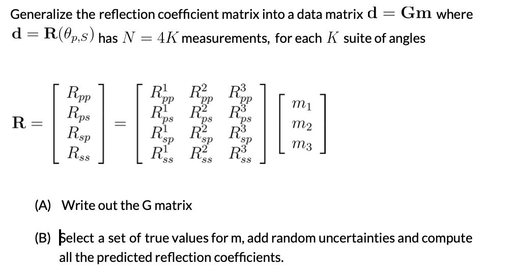 Solved = Gm where Generalize the reflection coefficient | Chegg.com