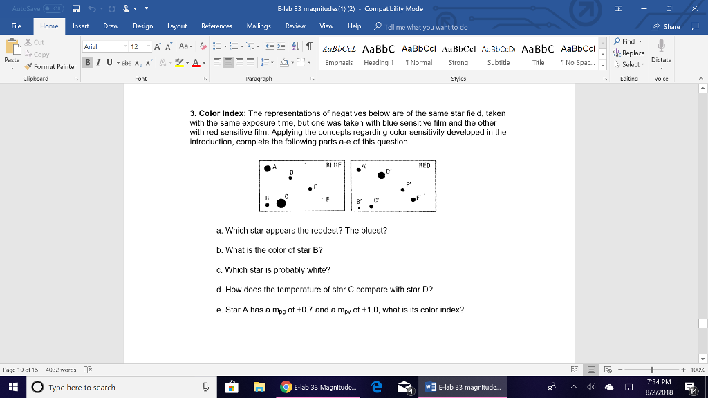 Solved E-lab 33 magnitudes(1 (2) - Compatibility Mode Home | Chegg.com