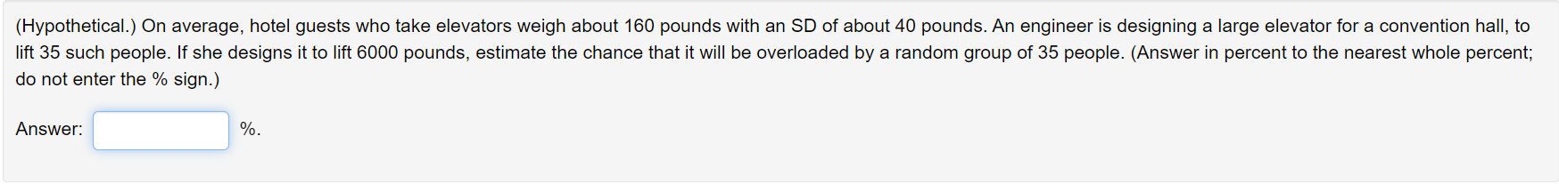 Solved (Hypothetical.) On average, hotel guests who take | Chegg.com