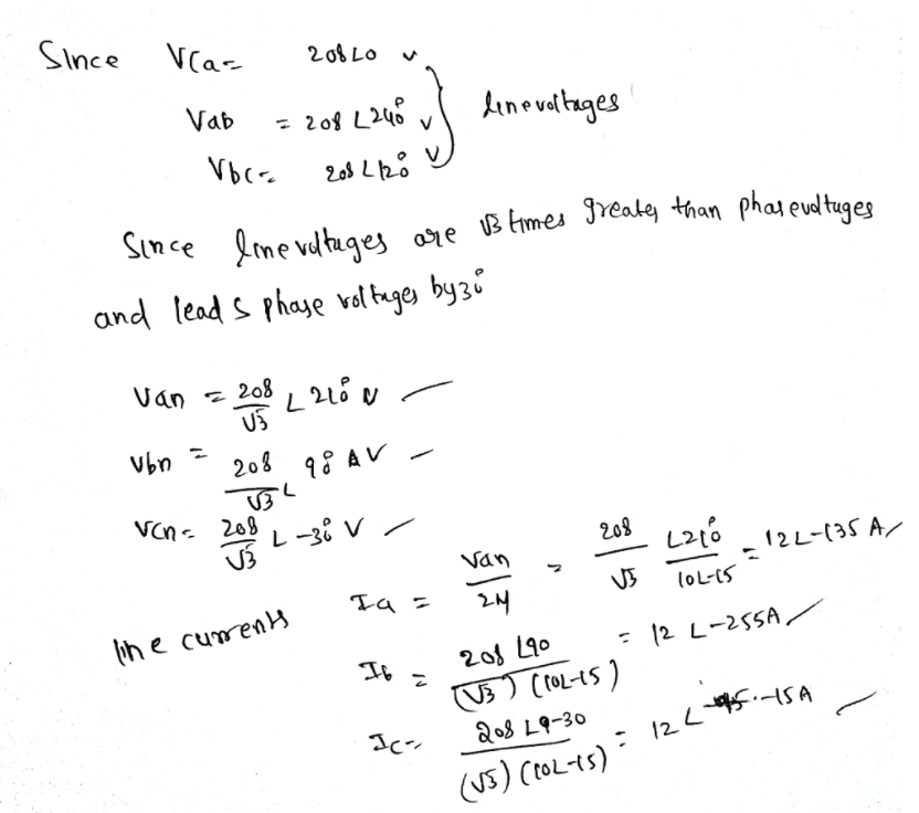 Solved Problem 16: Three identical impedances of 10L-15 12 | Chegg.com Solved Problem 16: Three identical impedances of 10L-15 12 | Chegg.com